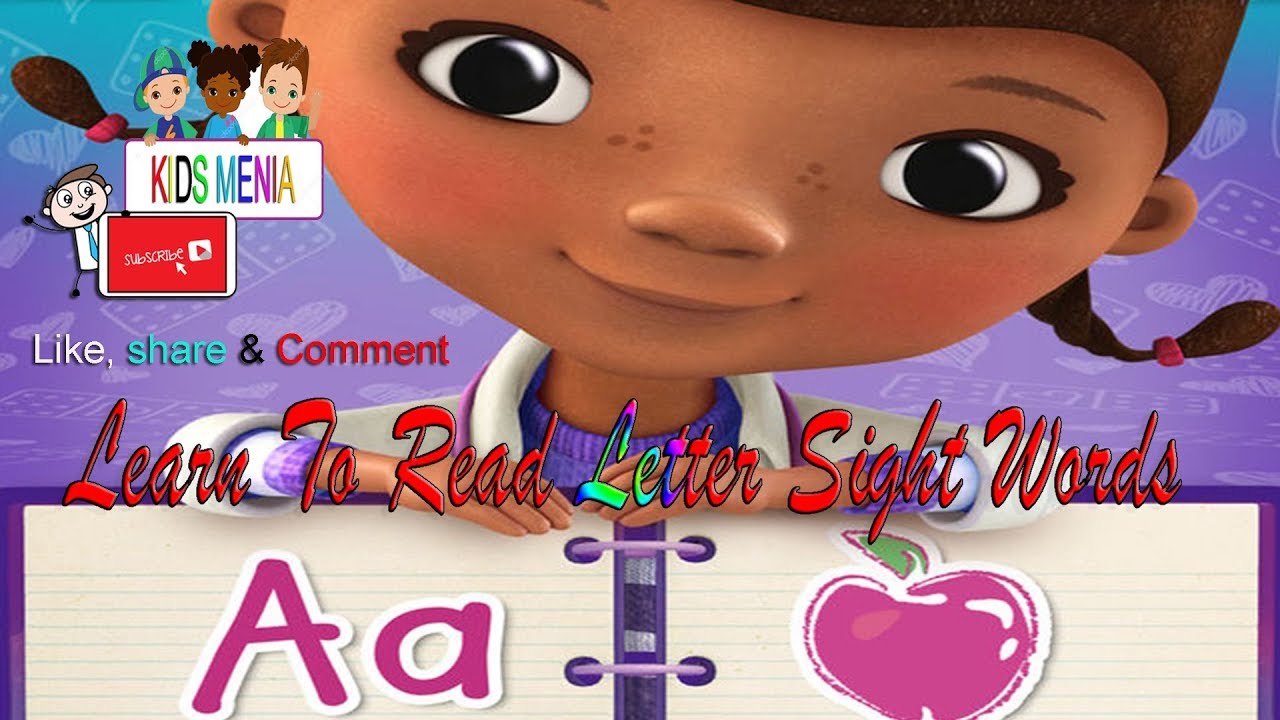 Learn To Read Letter Sight Words! Easy ABC 3 Letter Word Phonics | Jack ...