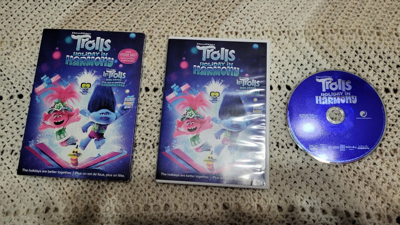 Opening To Trolls Holiday In Harmony 2021 DVD - YouTube
