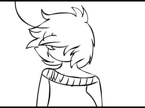 Hair swish (animation) - YouTube