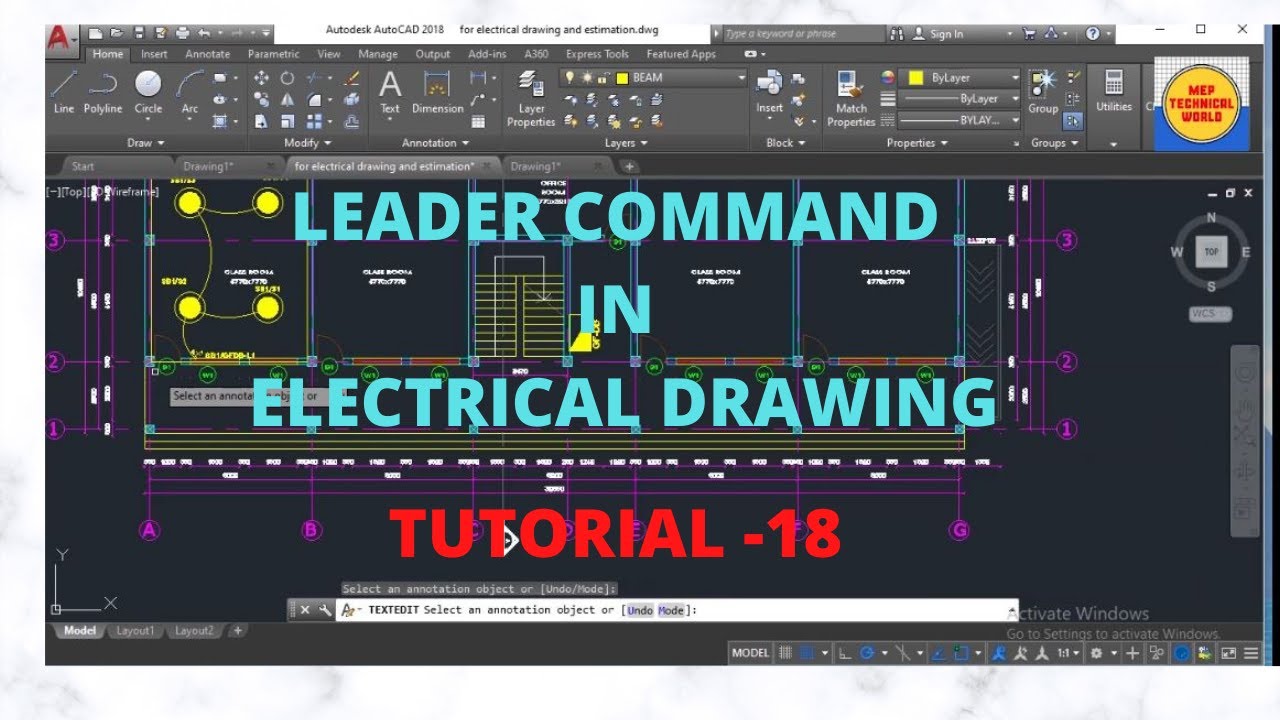 Leader Command In Electrical Drawing Leader Command In AutoCAD Leader Command In Electrical Drawing Leader Command In AutoCAD