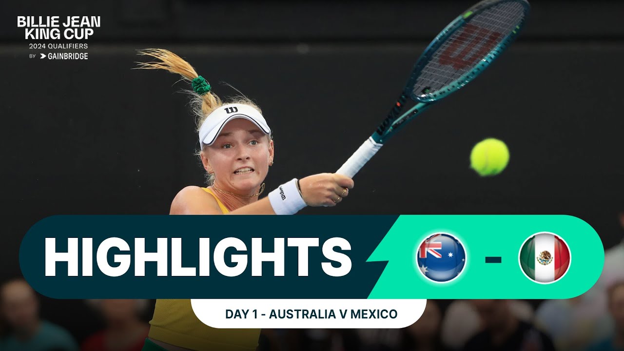 2024 Billie Jean King Cup Qualifiers: Taylah Preston v Marcela Zacarias ...