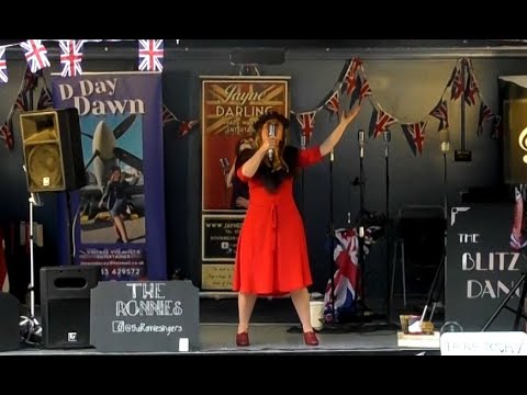 Lady is a Tramp sung at the Welshpool 40s Weekend 2023 - YouTube