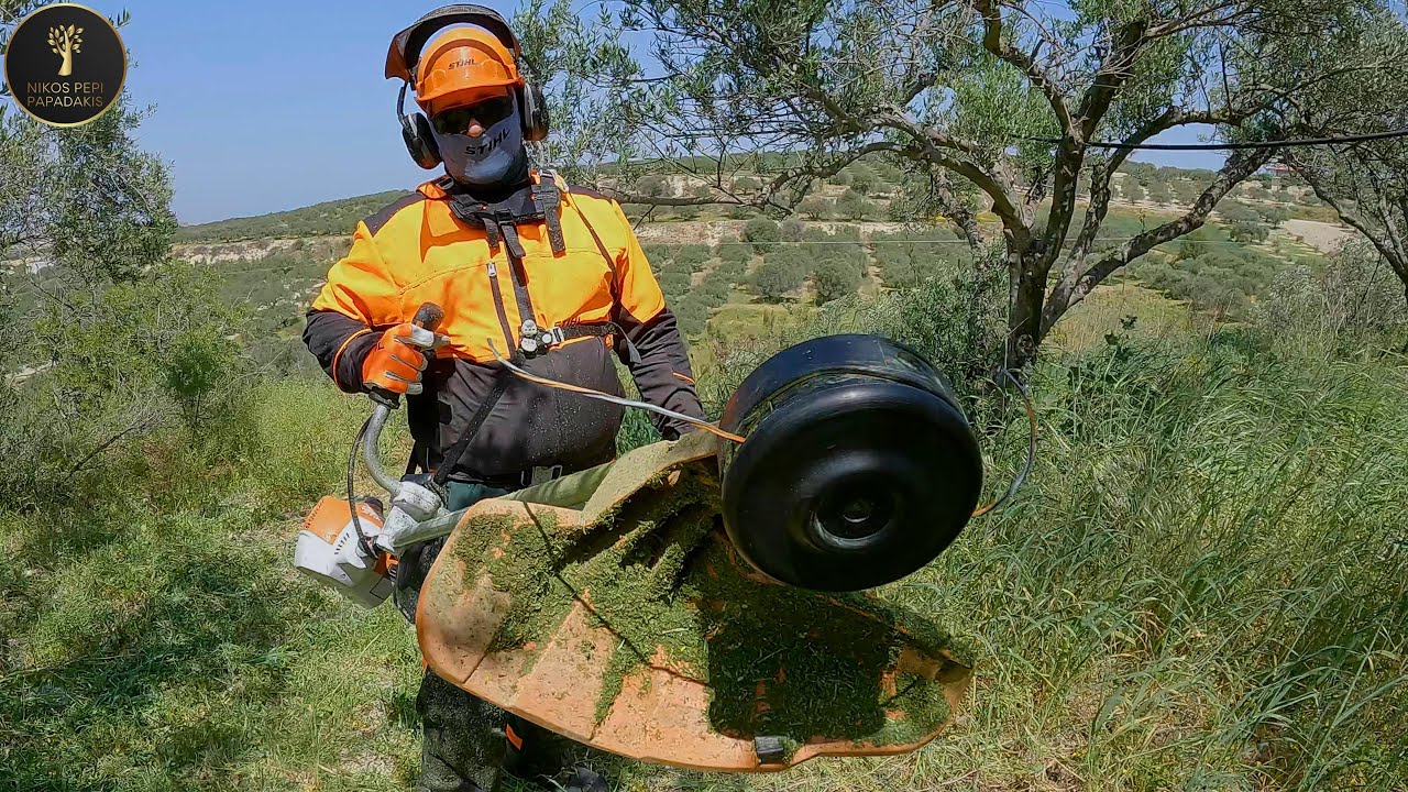 Πρώτη φορά με STIHL SuperCut 40-2 Η καλύτερη κεφαλή κοπής στο FS 261 ...