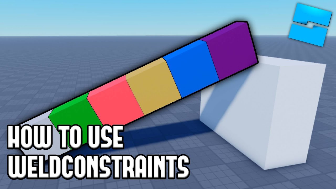 How to use WeldConstraints in Roblox Studio - YouTube
