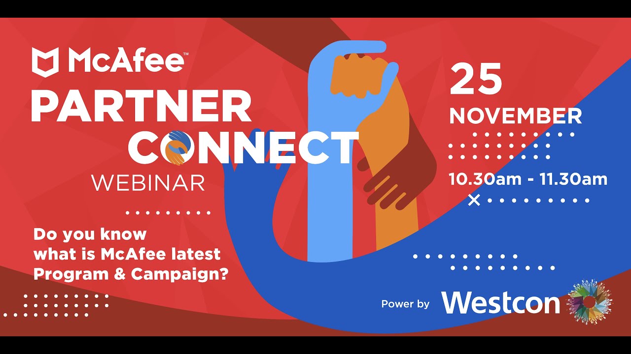 McAfee Partner Connect COE Partner Webinar | 25 November 2020 - YouTube