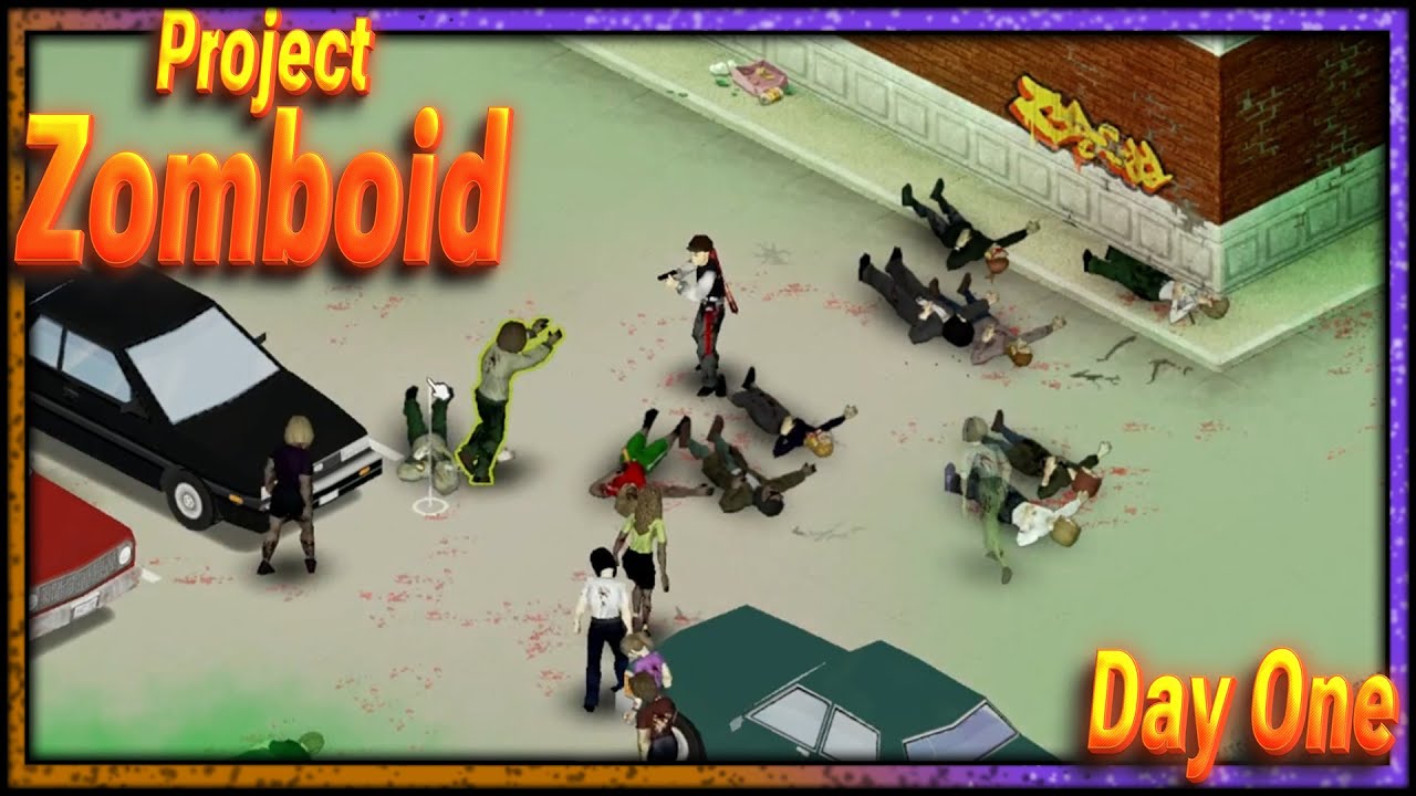 I Try to Survive Day One in Project Zomboid - YouTube