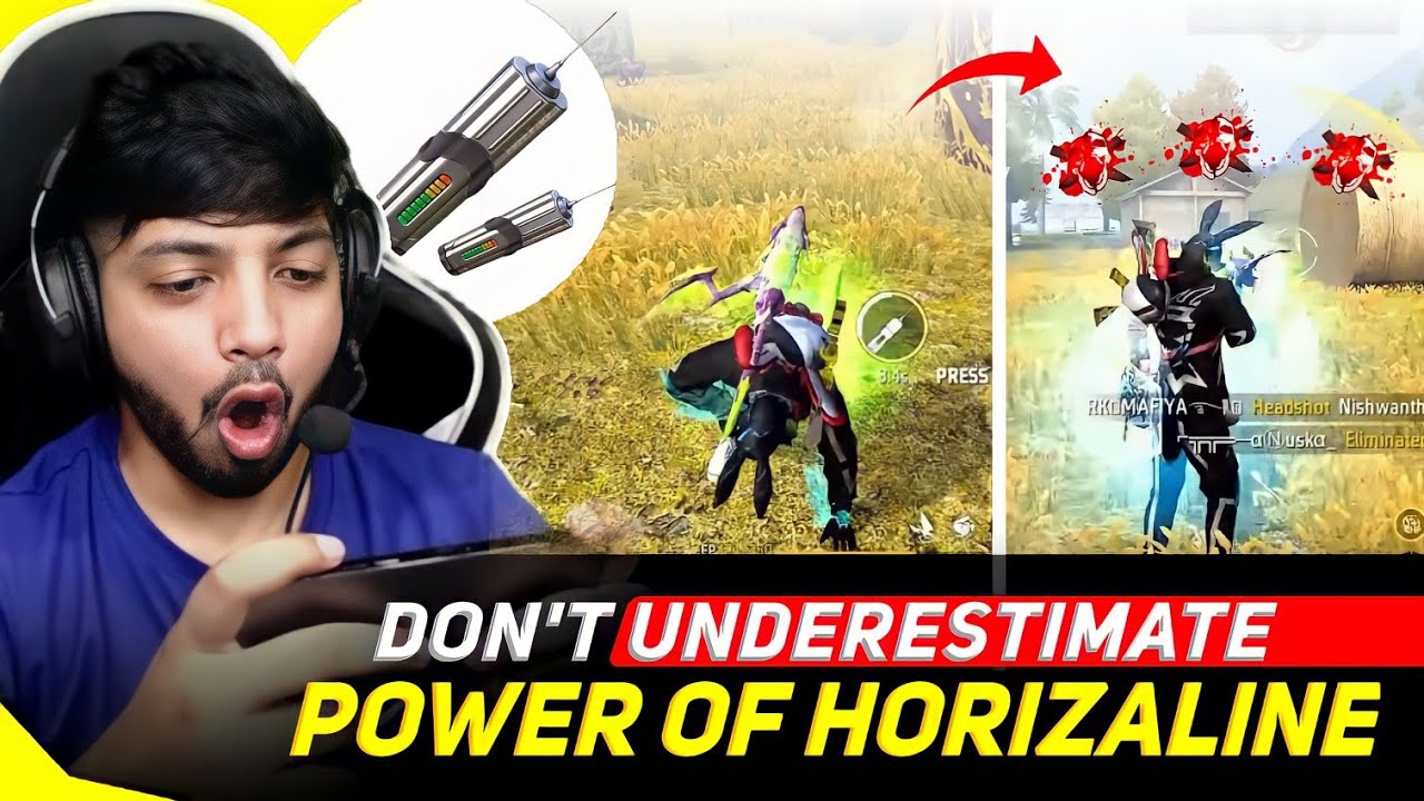 Horizaline Is Best For Self Revive In Grandmaster Lobby🥵 Free Fire ...