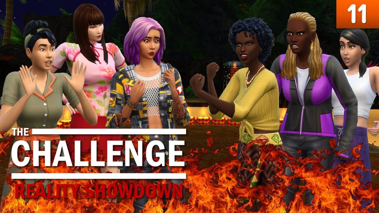 A FIERY BRAWL | The Challenge: Reality Showdown EP11 | The Sims 4 - YouTube