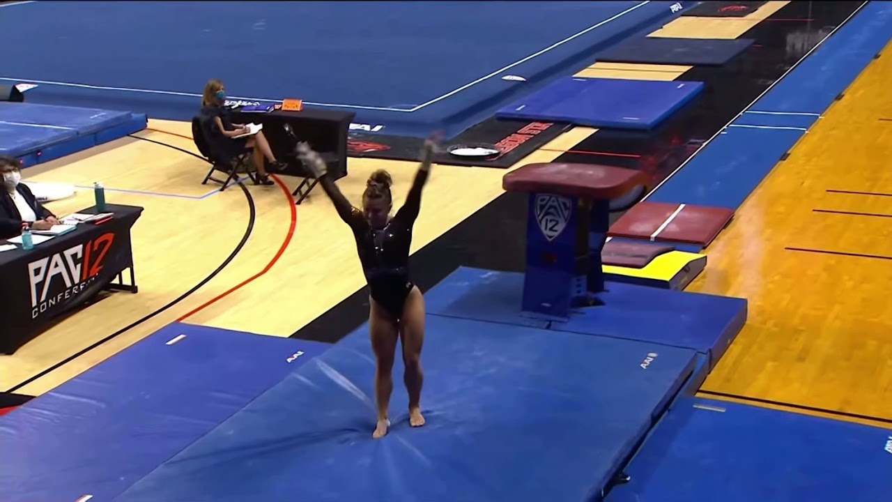Madi Dagen Vault Oregon State vs Boise State 2021 9.900 - YouTube