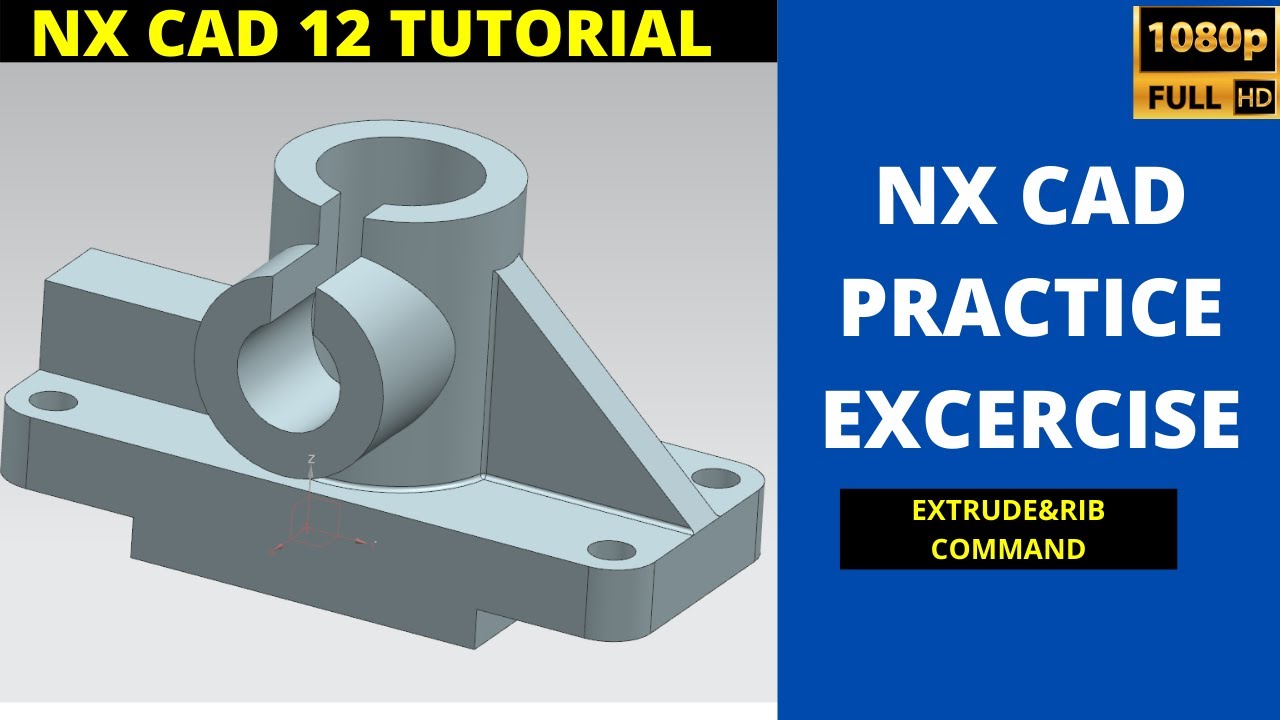 NX CAD PRACTICE EXCERCISE | NX CAD TUTORIAL BEGINNERS |TAMIL CAD ...