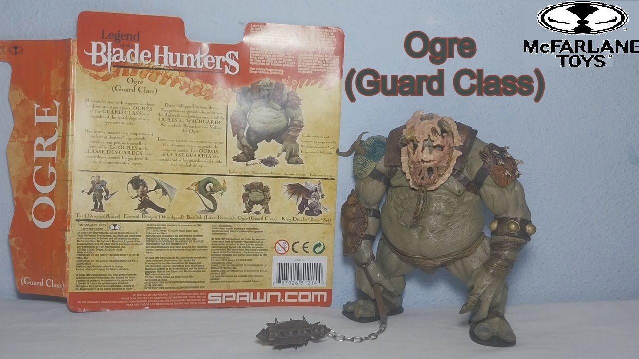 McFarlane Ogre (Guard Class) Legend of the BladeHunters figure unboxing ...