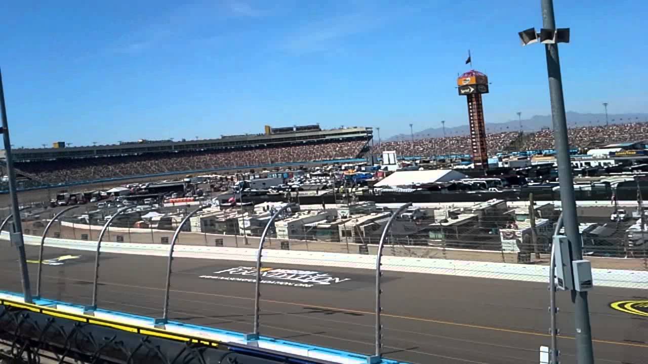 Jets fly over PIR (Phoenix International Raceway - YouTube