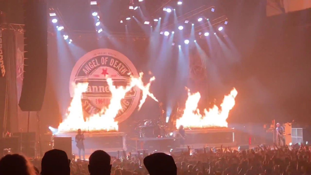 "Angel of death" Slayer @ Metro Radio Arena Newcastle 2018 - YouTube