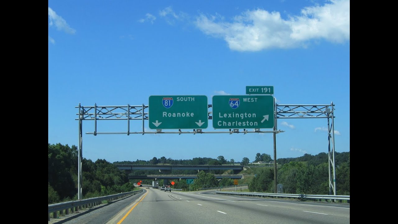 I-81/I-64 Road tour-Ends at Exit 205 - YouTube