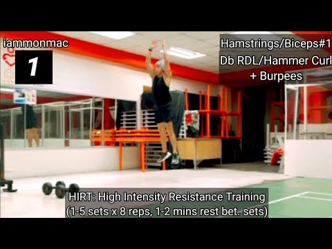 High Intensity Resistance Training (HIRT): Hamstrings/Biceps #1 - YouTube