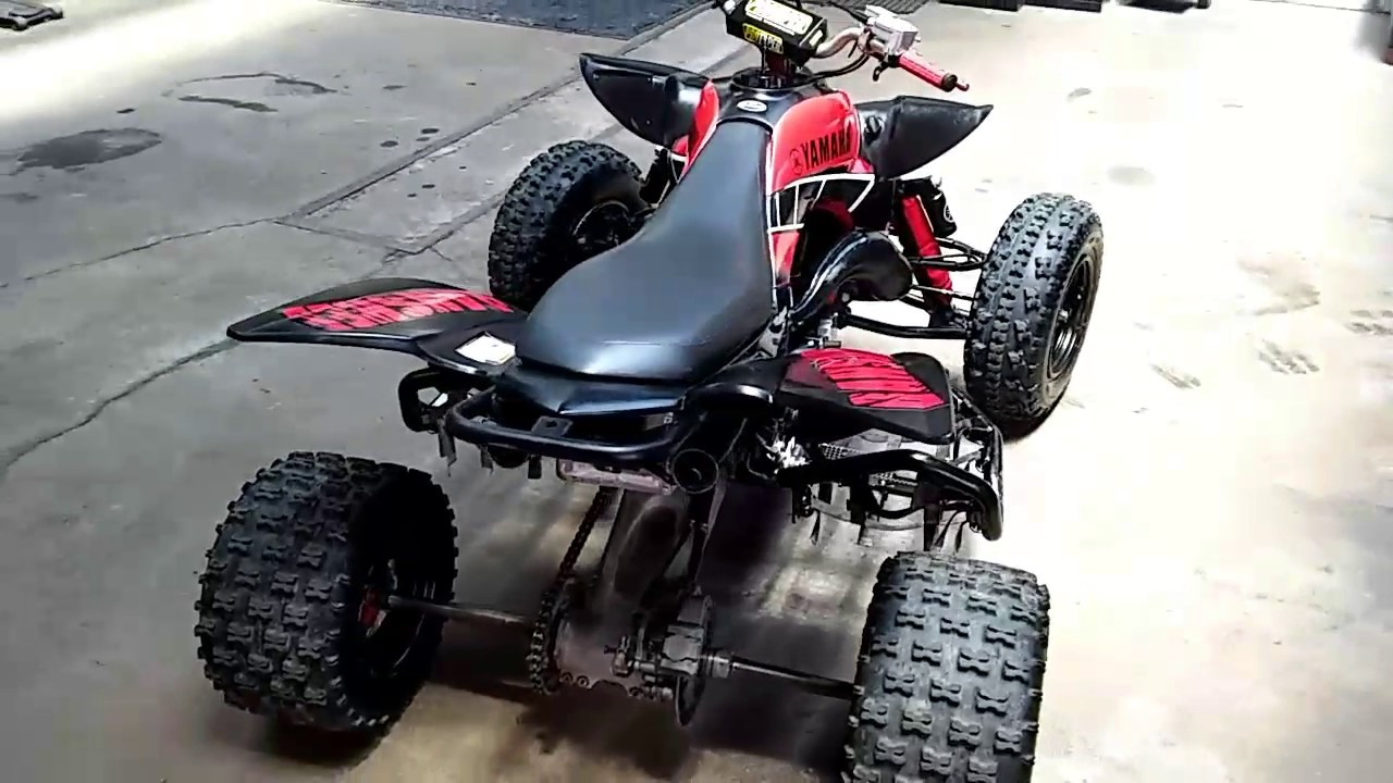 Yamaha yfz hybrid banshee - YouTube