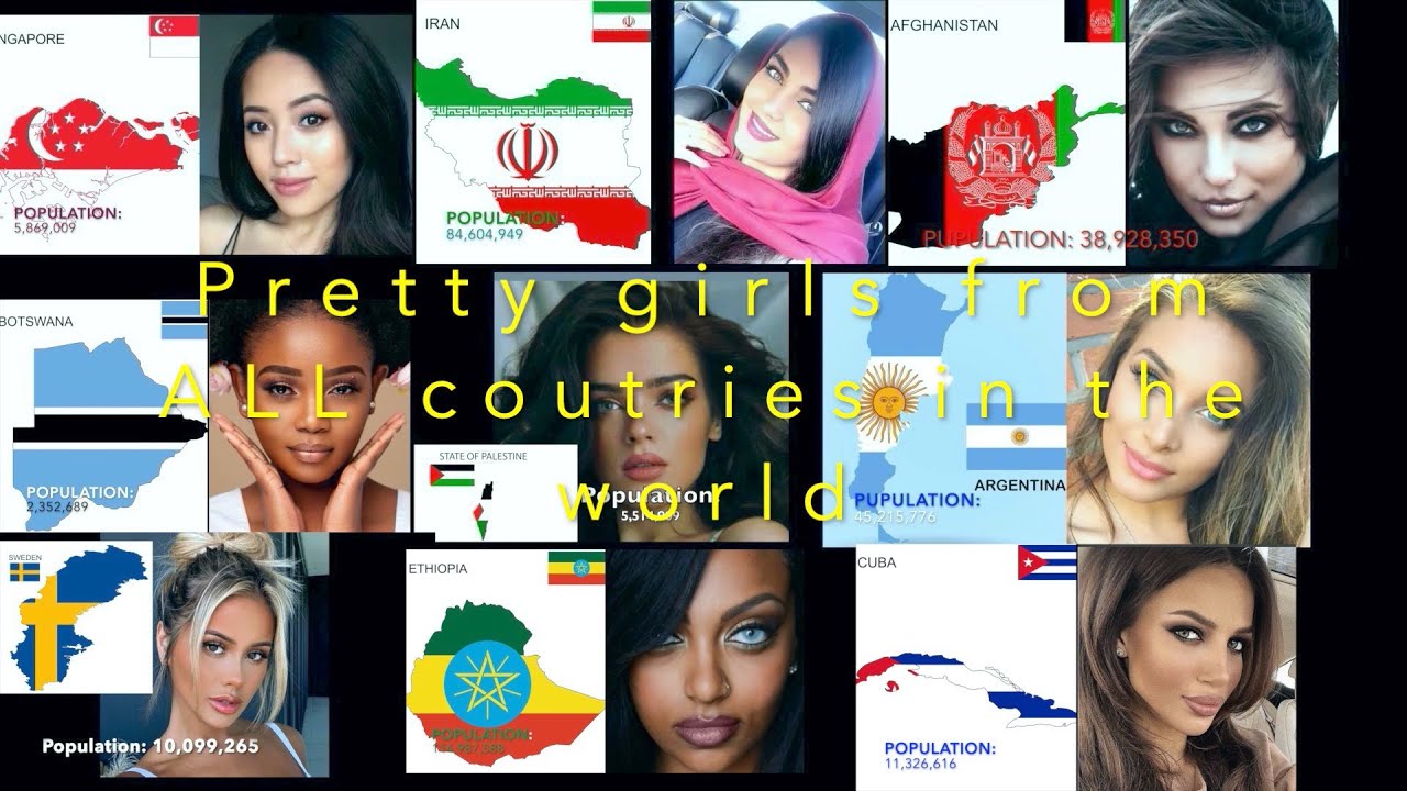 Pretty Girls from EVERY Country in the WORLD-أجمل نساء من كل أنحاء ...