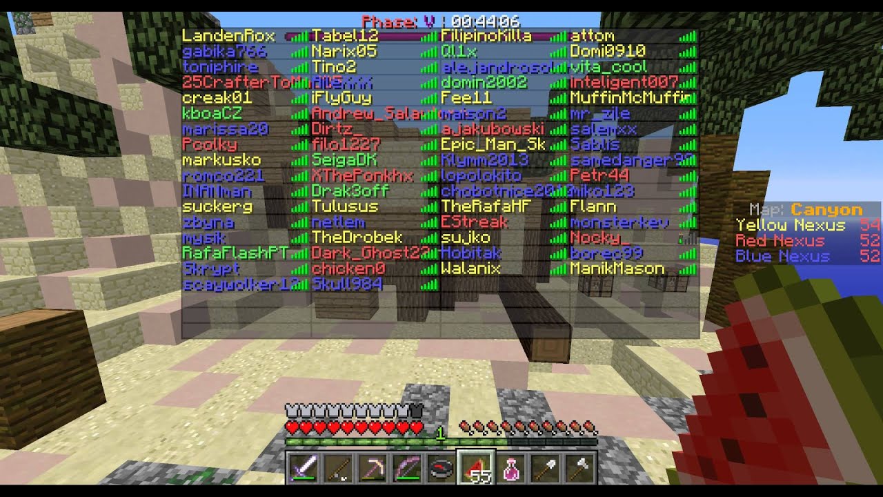 Minecraft annihilation taktika#29 Potion of strength II - YouTube