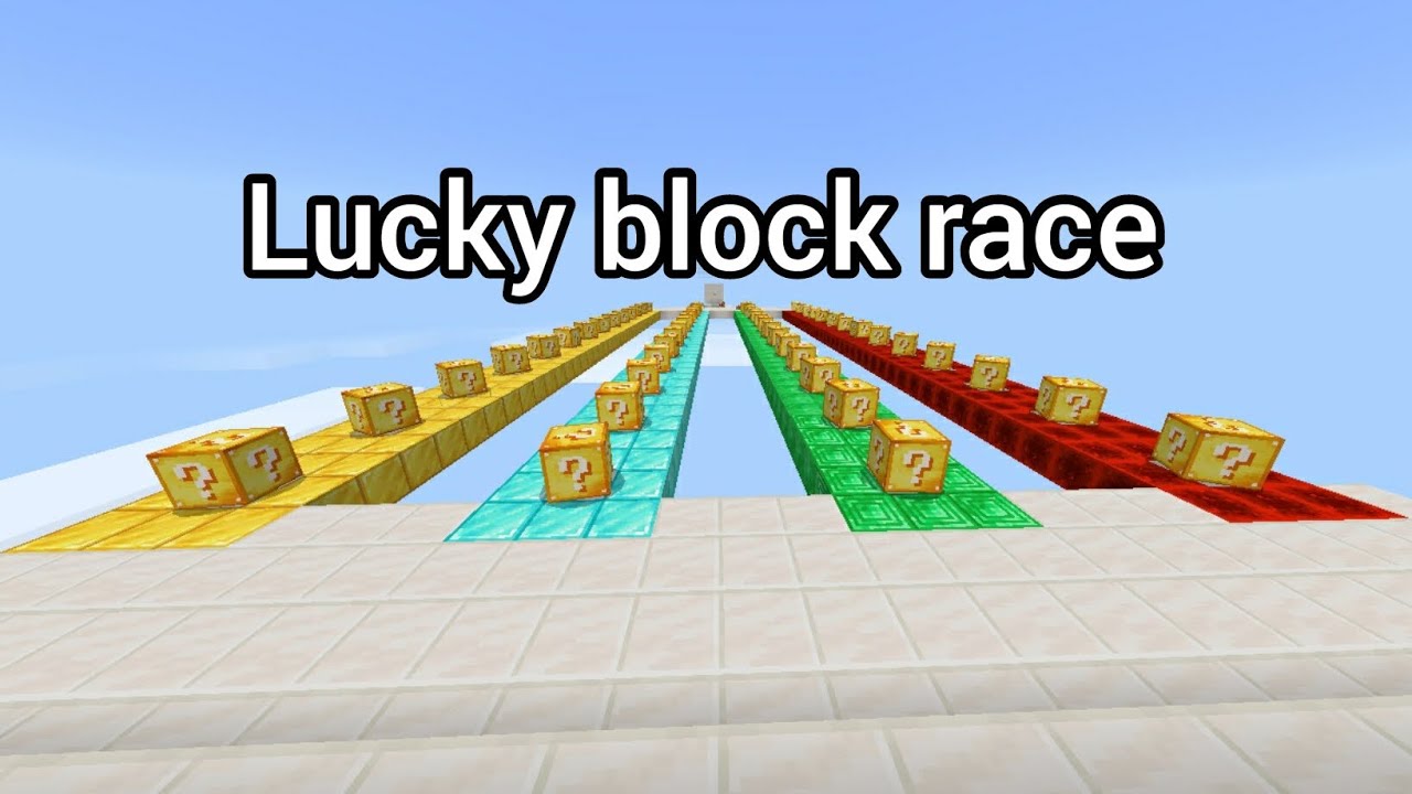 Minecraft lucky block race gameplay best race #minecraft #game - YouTube