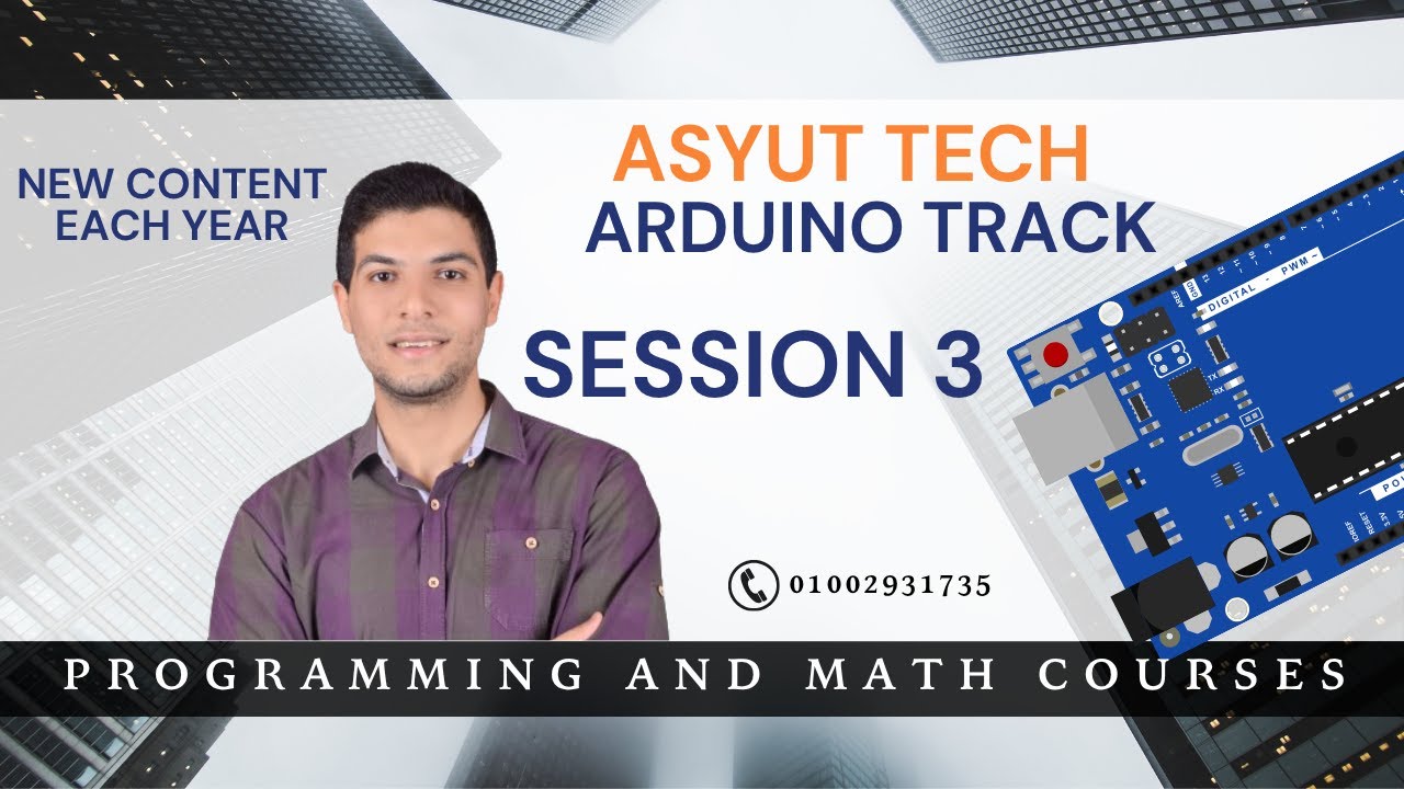 Arduino Track session 3 | Asyut Tech - YouTube