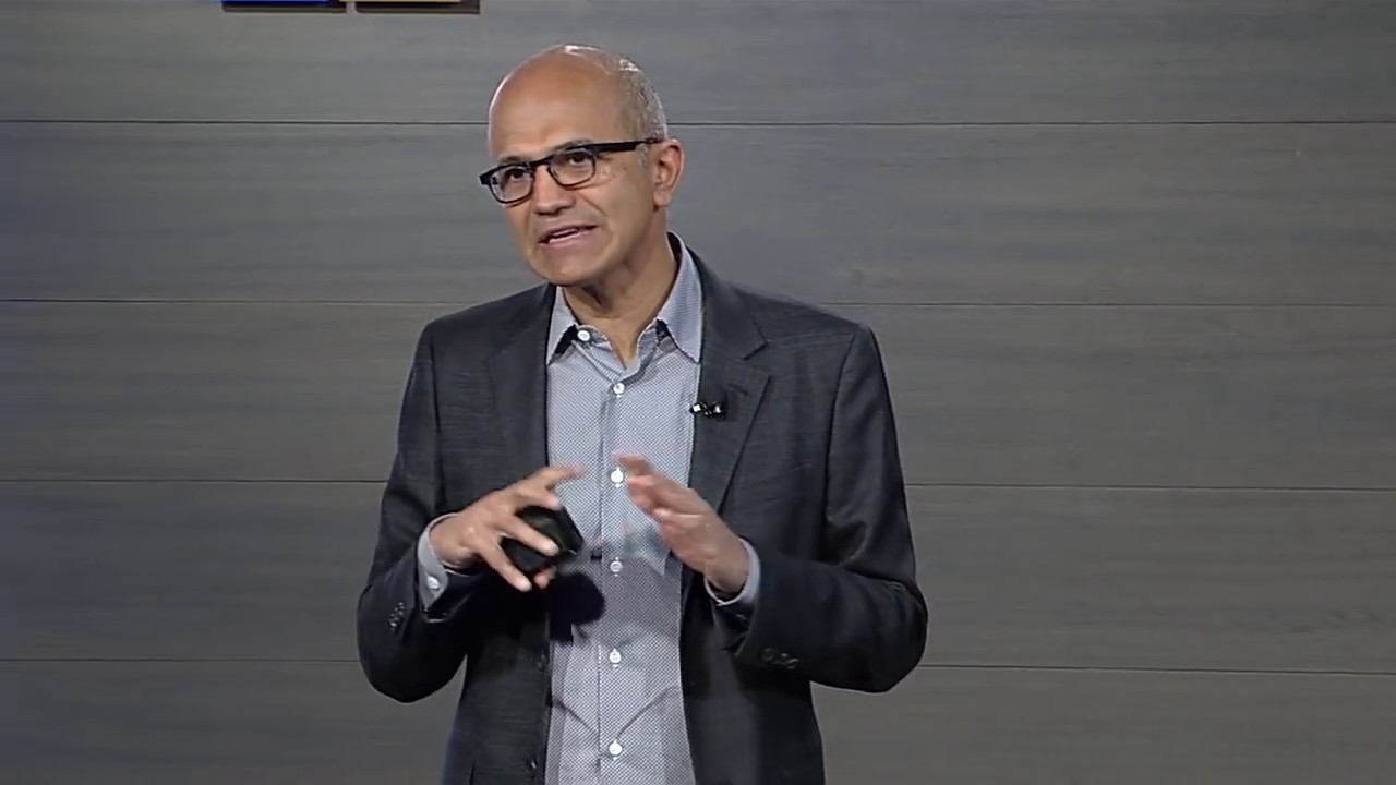 Microsoft Business Forward 2017 keynote Satya Nadella on the vision for ...