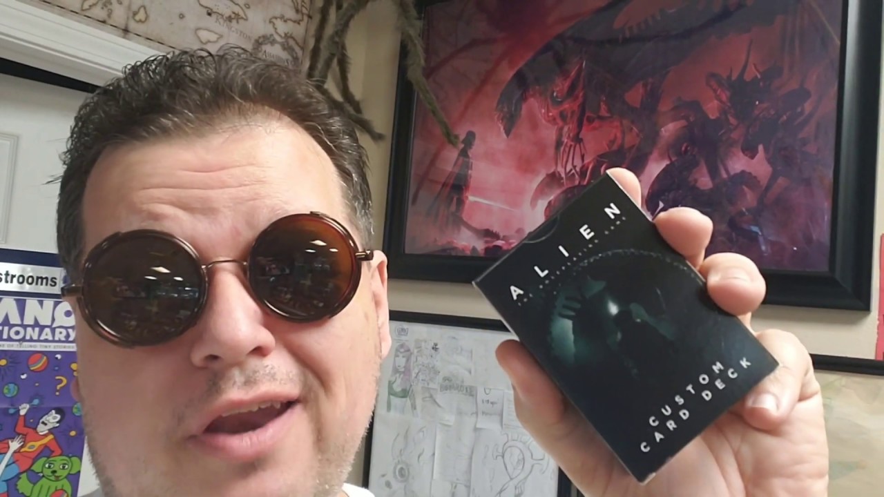 Alien RPG Accessories: Custom Card Deck - YouTube