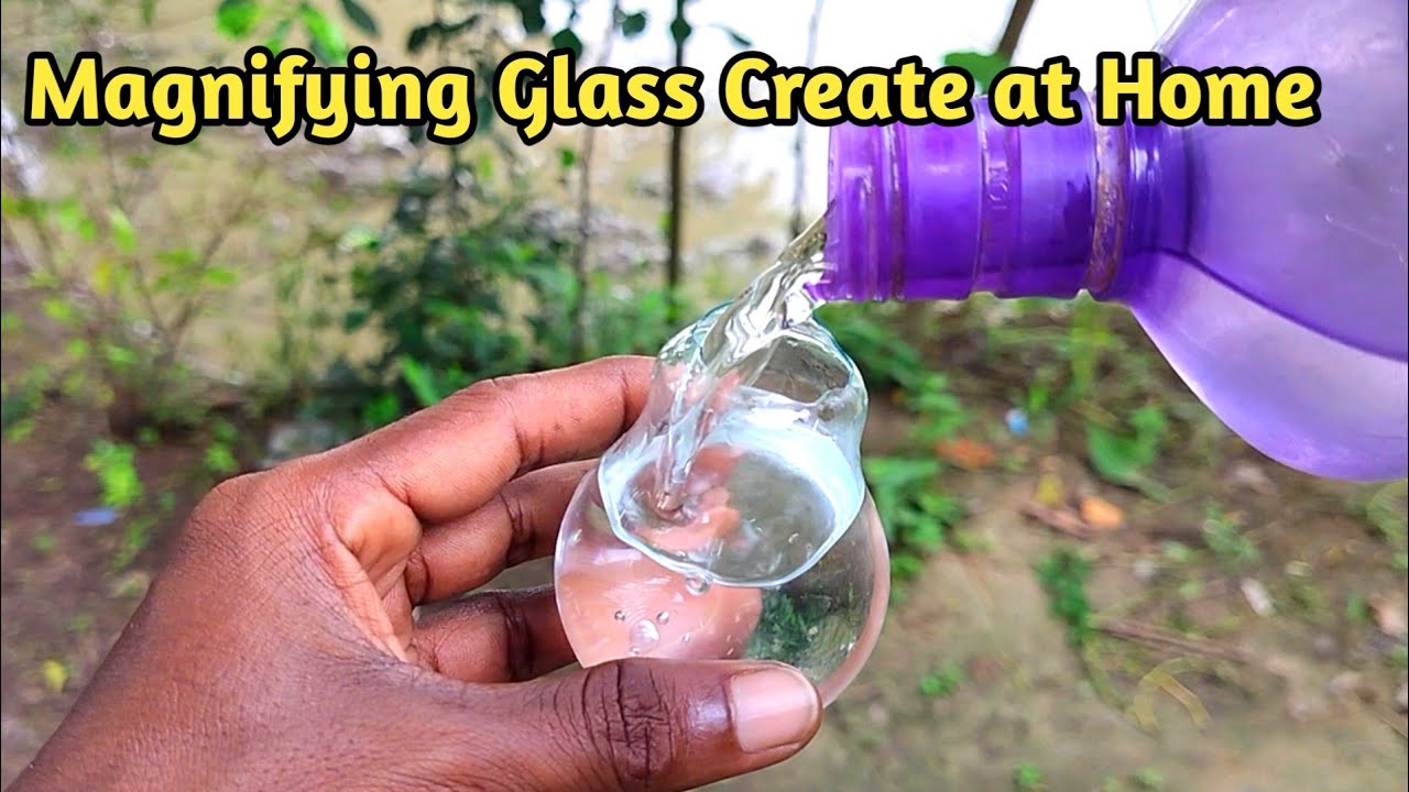Amazing Magnifying Glass Create at Home || - YouTube