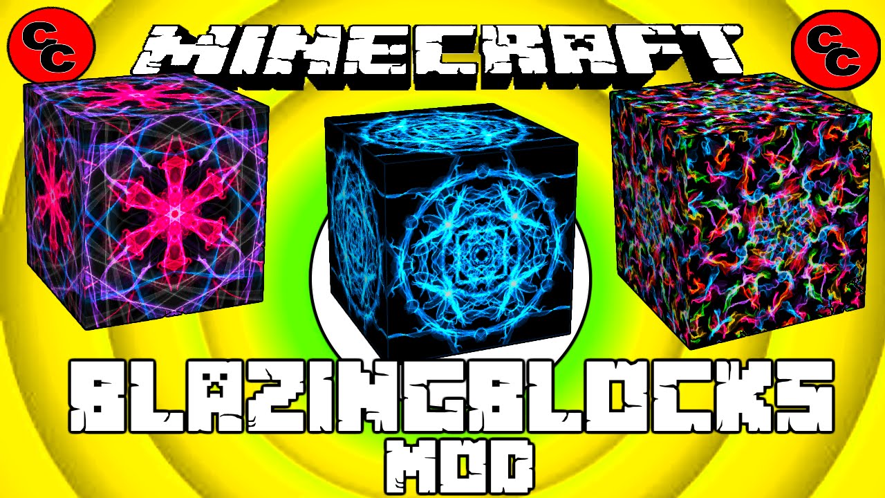 Minecraft Mods: " Blazing Blocks Mod 1. 8. 9 " - YouTube
