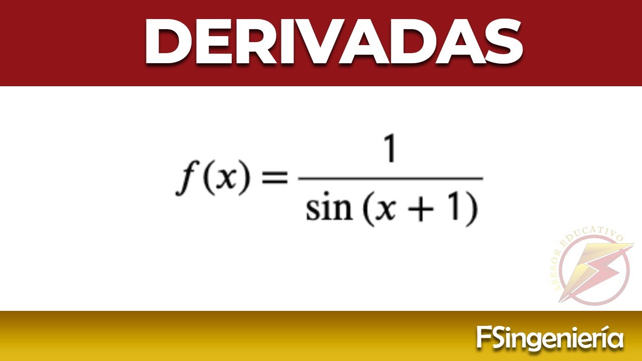 Derivada 4: f(x)=1/sen(x+1) - YouTube