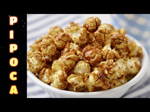 Pipoca doce caseira! Fiz e ficou maravilhosa! Pipoca caramelada...