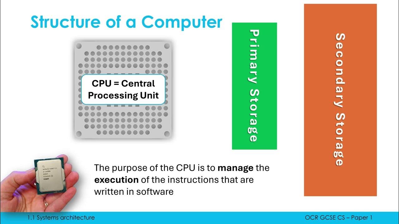 The Purpose of the CPU and its Components - YouTube