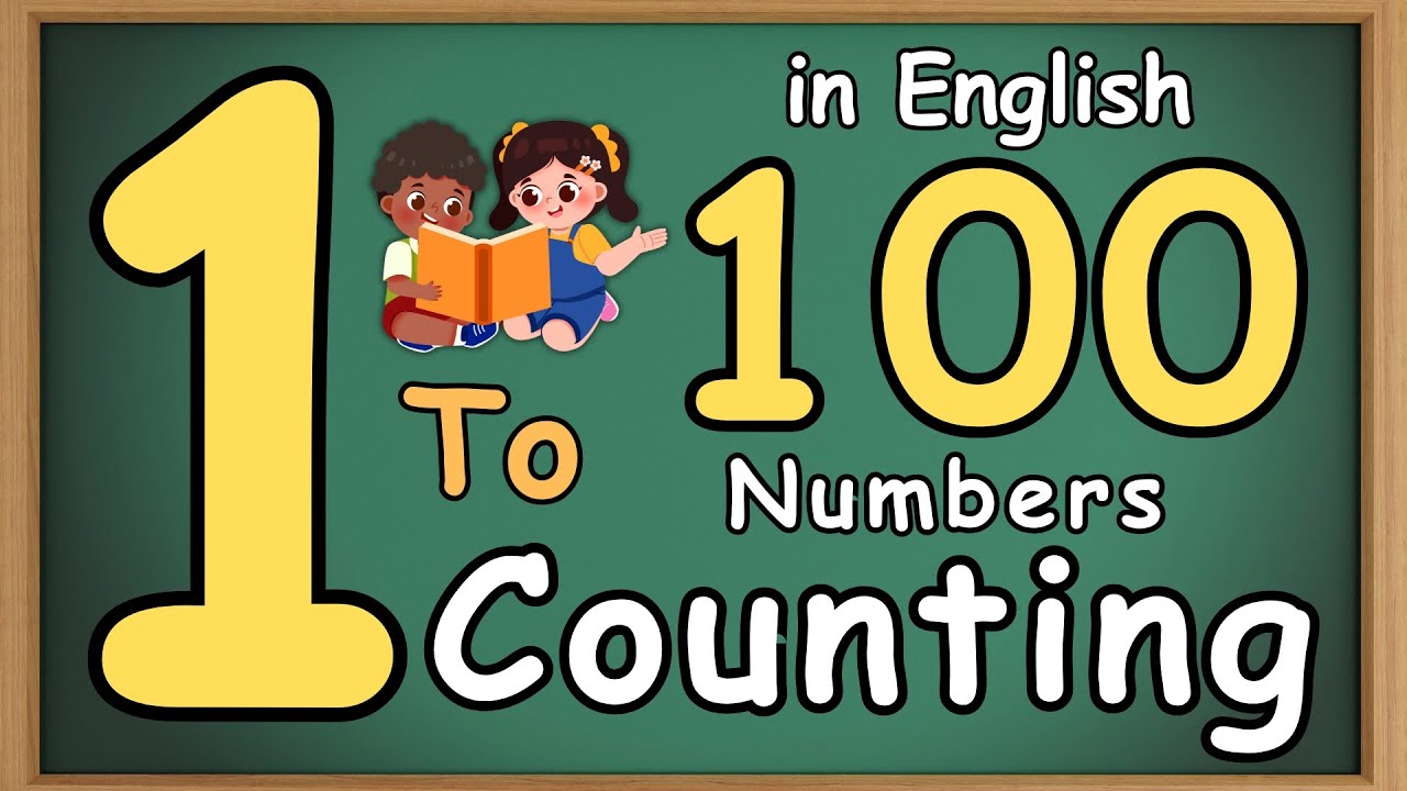 Learn 1 to 100 Numbers, Counting in English for kids | Numbers Spelling ...