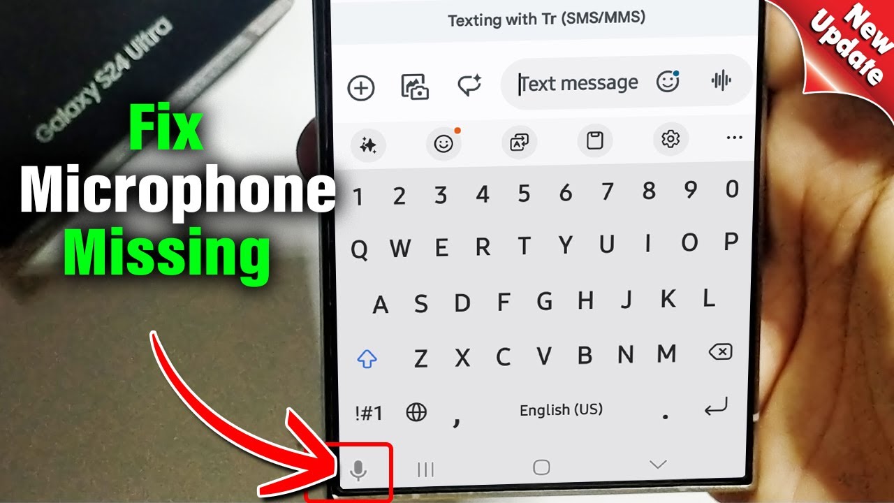 How to Find the MISSING Microphone Button on Samsung Keyboard (FIXED ...