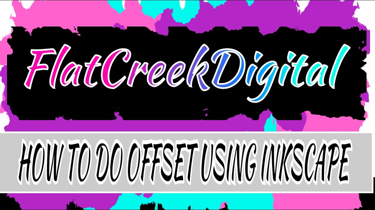 How to do offset using Inkscape, Inkscape Tutorial - YouTube