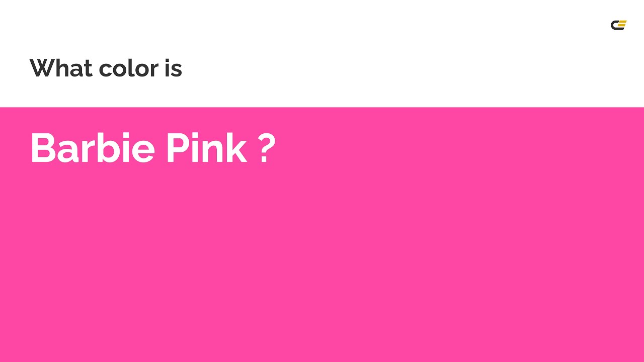 Barbie Pink color #fe46a5 hex Cool Red color fe46a5 - YouTube