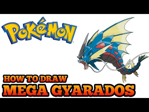 How to Draw Mega Gyarados || Pokemon Drawing || Pokemon #pokemon #anime ...