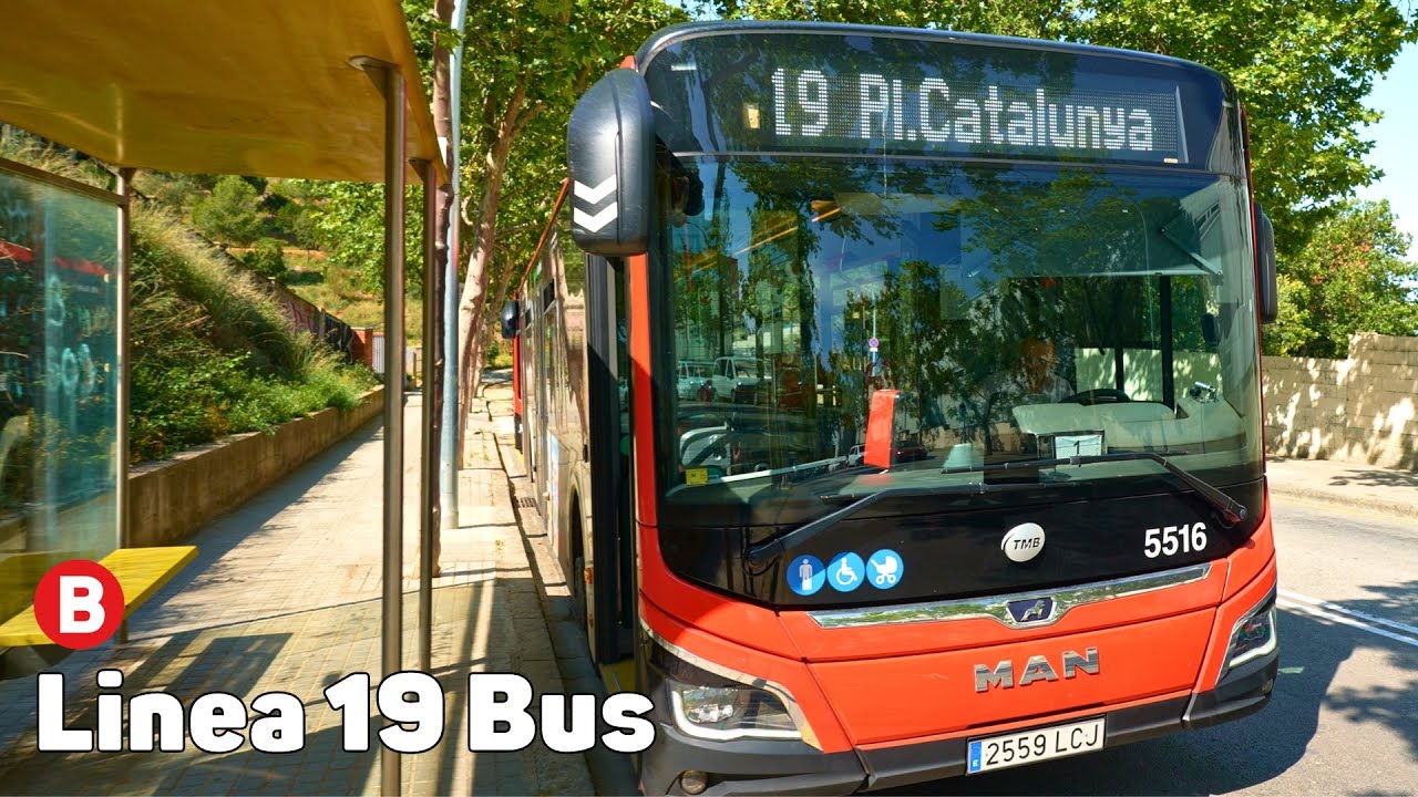 19 Bus - Autobús de Barcelona - Viaje completo - YouTube
