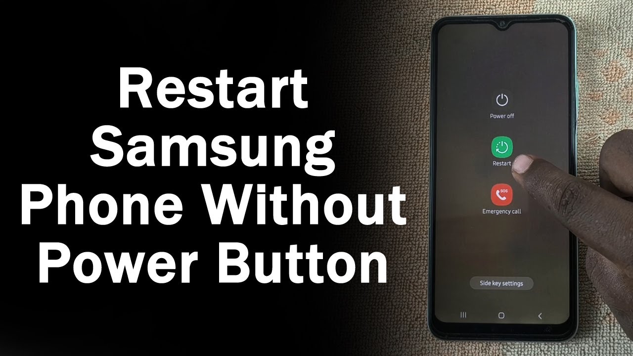 How To Restart Samsung Phone Without Power Button | Samsung Phone Ko ...