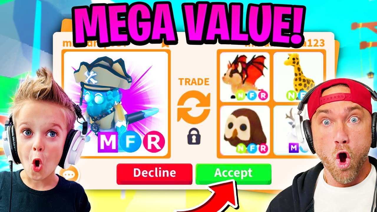 We Trade the ALL NEW MEGA PIRATE GHOST Monkey in Adopt Me! Roblox ...