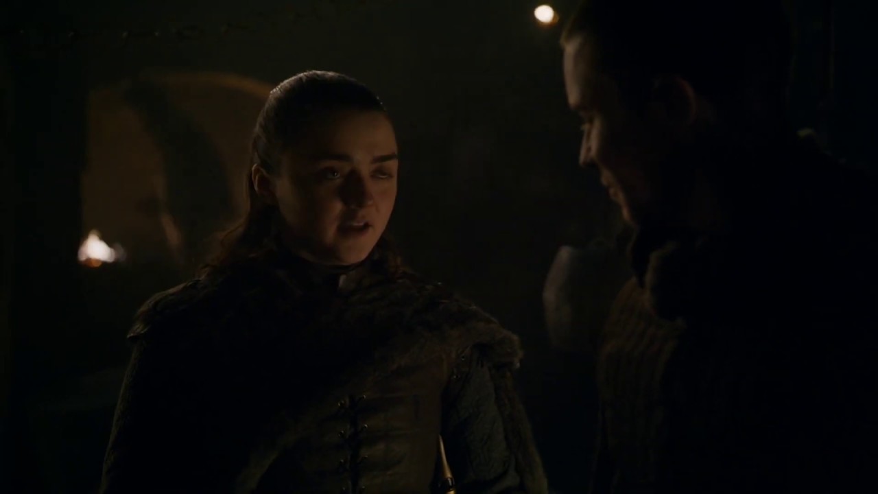 Arya Stark meeting Gendry and The Hound | Game of thrones Season 8 ...