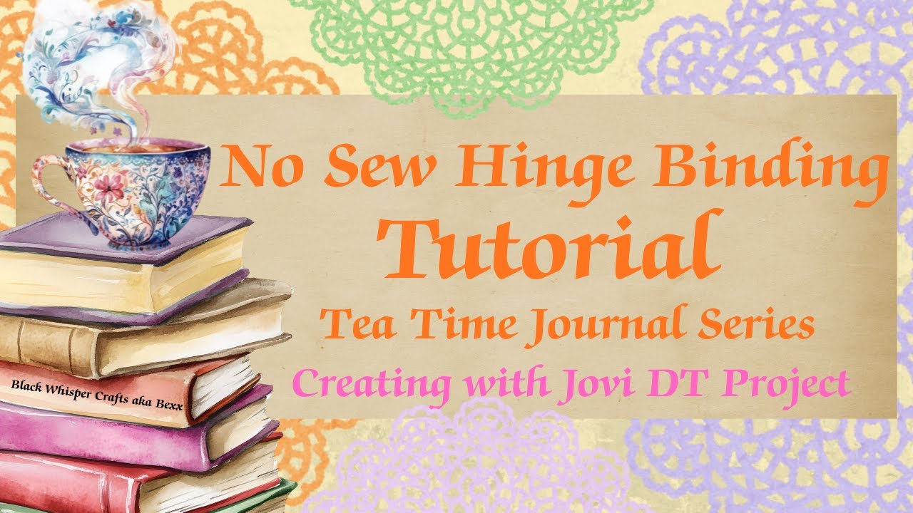 No Sew Hinge Binding Tutorial // Beginner Friendly @CreatingwithJovi ...
