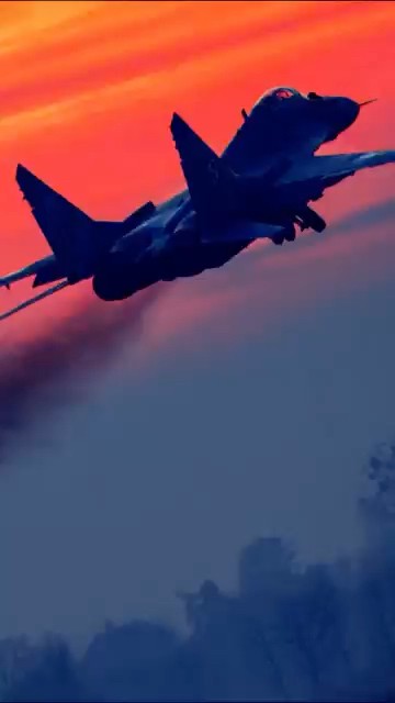 Mig-29 low approach after sunset 💪💪#mig29 #fulcrum #fighterjet # ...
