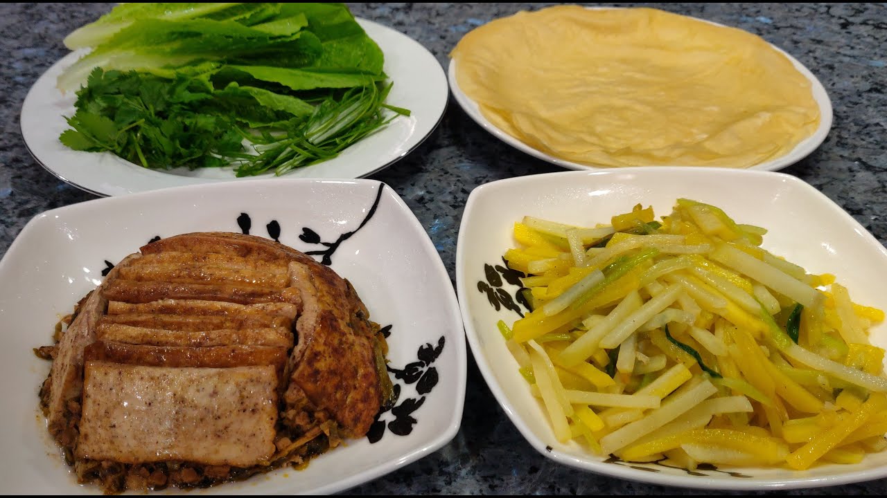 Vegetarian Chinese Wrap aka Burrito - YouTube