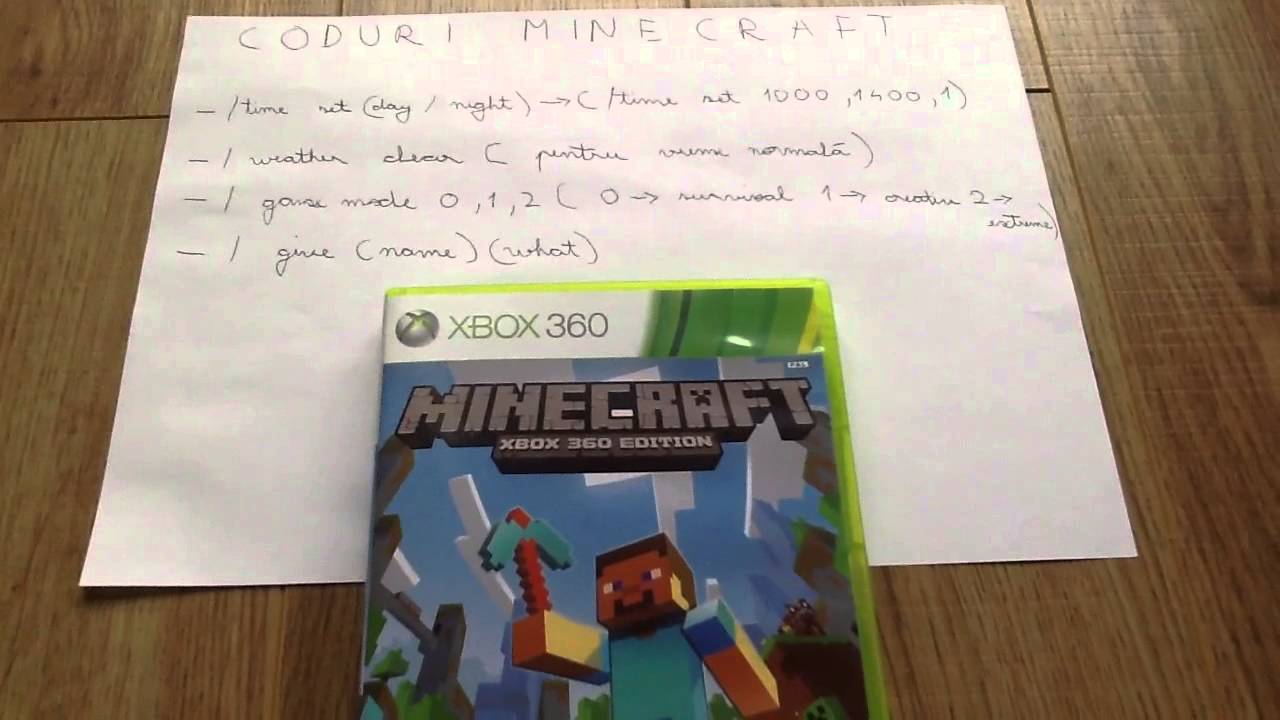 CODURI MINECRAFT - YouTube