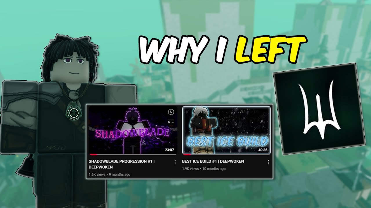Why I left...| Deepwoken - YouTube