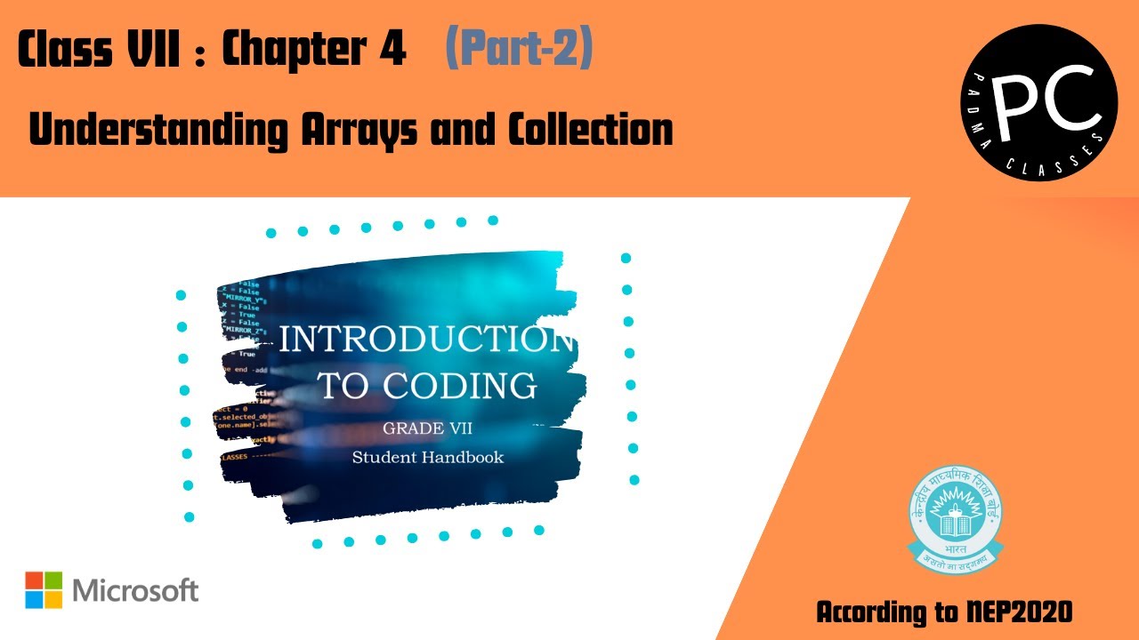 Class 7|| Chapter 4 || Understanding Arrays and Collections || Part 2 || - YouTube