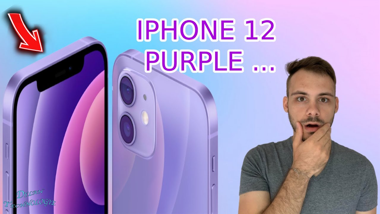 C'EST ÉNORME ! VOICI LE NOUVEAU IPHONE 12 VIOLETS IMPRESSIONS (PURPLE ...