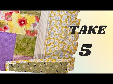 Easy Beginners Quilt Tutorial: Take 5 Pattern - YouTube