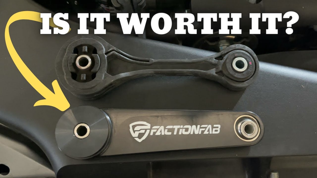 WRX STI Faction Fab pitch stop mount review - YouTube