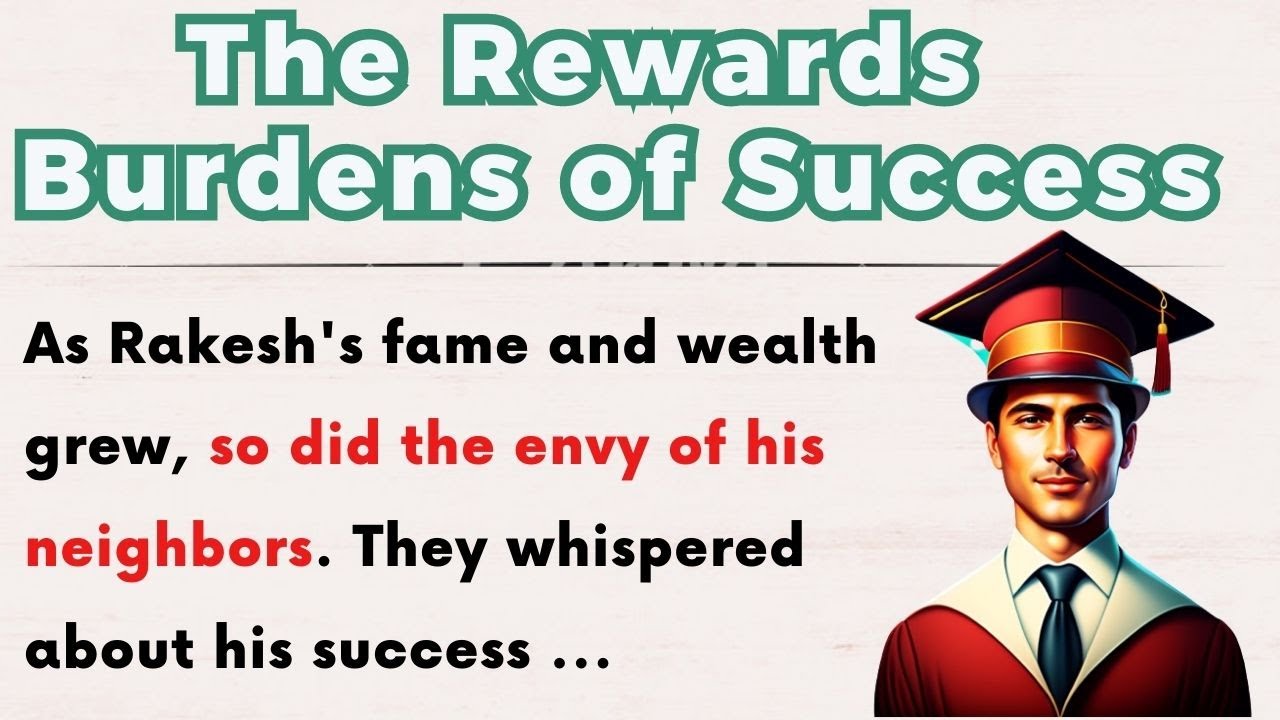 Learn English Through Story | The Rewards and Burdens of Success ...